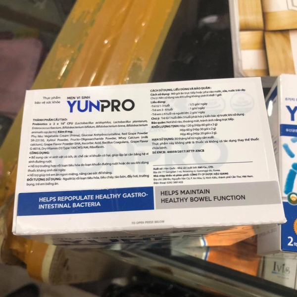Yunpro 60 gói | nhathuocyentrang