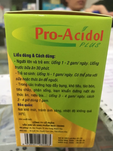 Pro Acidol Plus (lọ 50g) | nhathuocyentrang