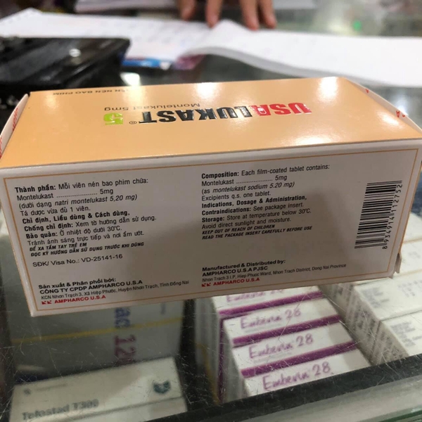 USA Lukast 5mg | nhathuocyentrang