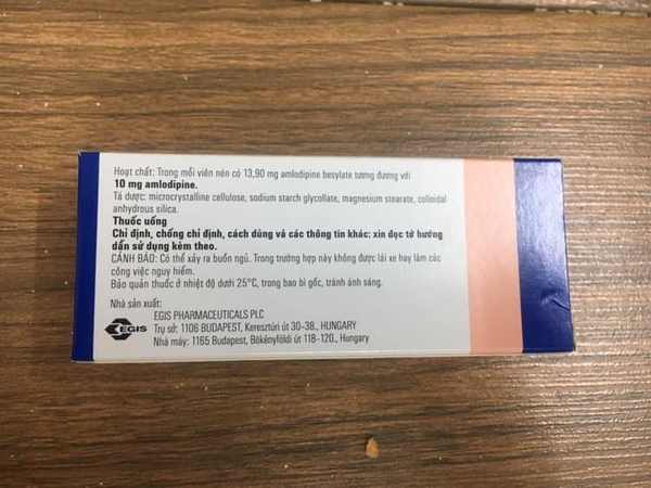 Cardilopin 10mg | nhathuocyentrang