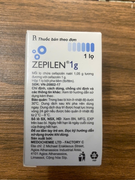 Zepilen 1g | nhathuocyentrang