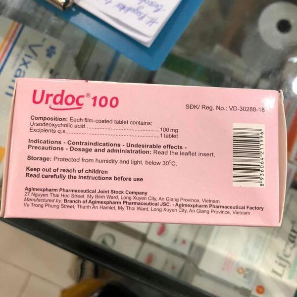 Urdoc 100mg | nhathuocyentrang
