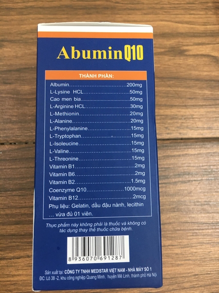 Abumin Q10 | nhathuocyentrang
