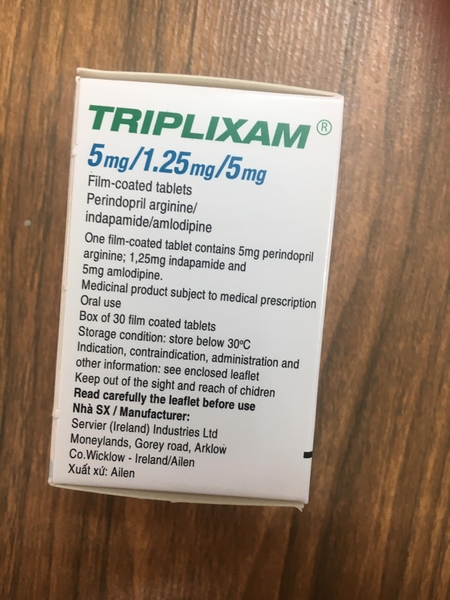 Triplixam 5/1.25/5 mg | nhathuocyentrang