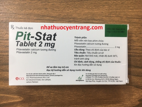 Pit Stat 2mg | nhathuocyentrang