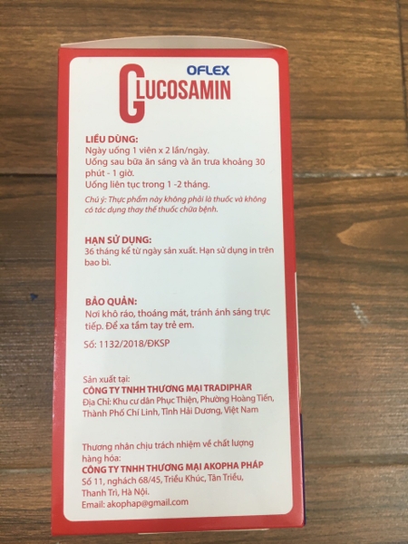 Oflex Glucosamin | nhathuocyentrang