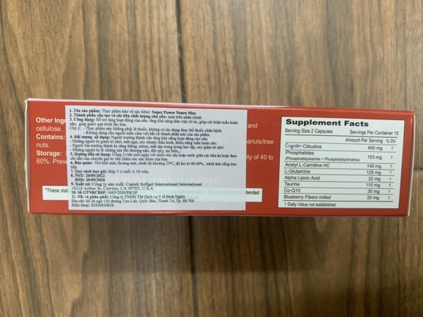 SUPER POWER NEURO MAX (vỉ) | nhathuocyentrang