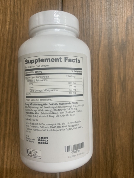 MARINE OMEGA PHARMANEX | nhathuocyentrang