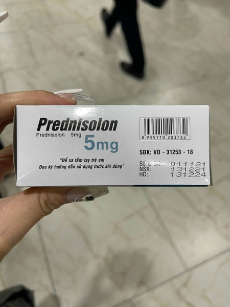 Prednisolon 5mg | nhathuocyentrang