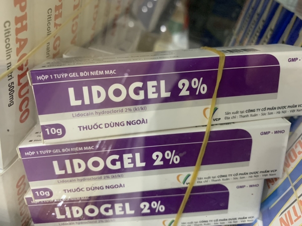 Lidogel 2% VCP 10g | nhathuocyentrang