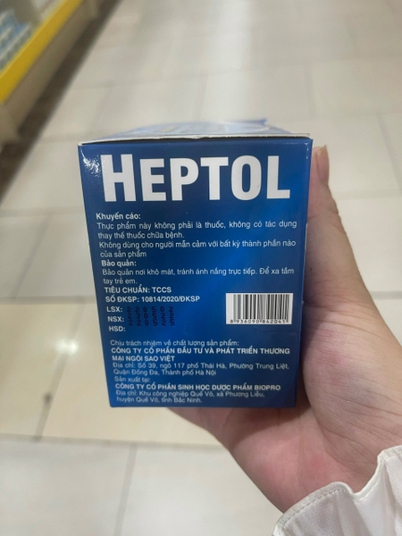 Heptol 80mg | nhathuocyentrang