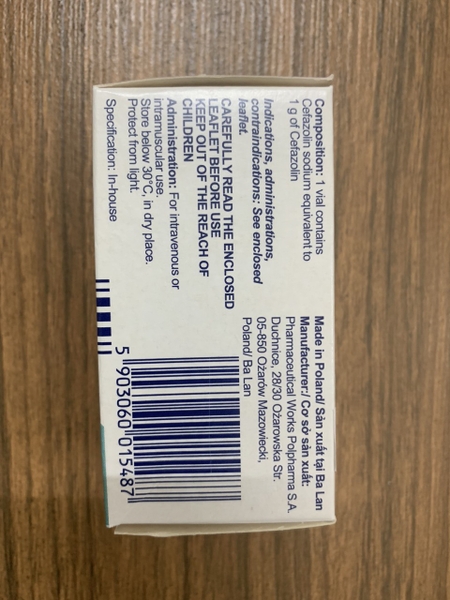 Biofazolin 1g injection/kháng sinh, chống nấm/thuốc tân dược ...