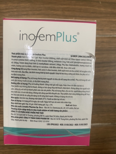 INOFEM PLUS | nhathuocyentrang