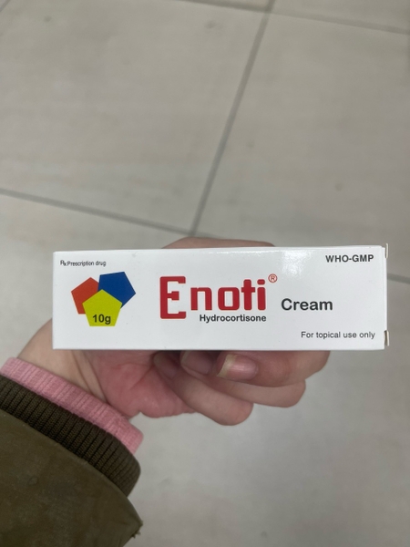Enoti cream 10g/da liễu/thuốc tân dược/nhathuocyentrang.com