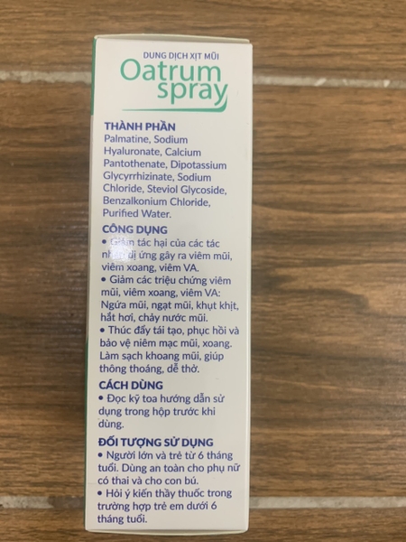 Oatrum Spray | nhathuocyentrang