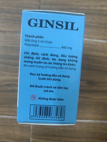 Ginsil 400mg/5ml | nhathuocyentrang