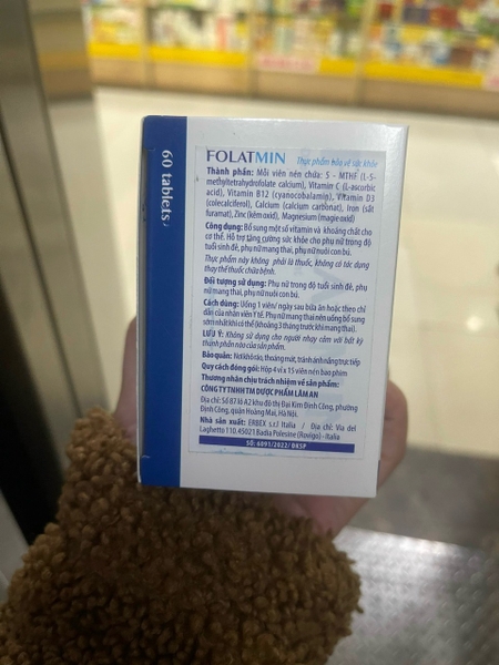 Folatmin | nhathuocyentrang