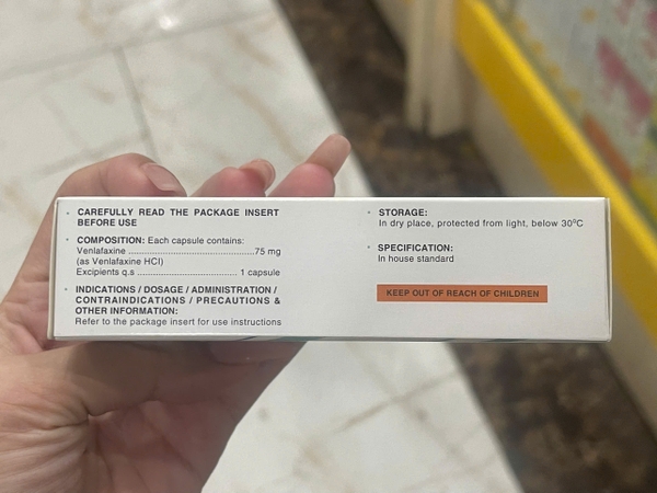 Lafaxor 75mg | nhathuocyentrang