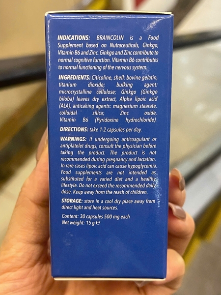 Braincolin | nhathuocyentrang