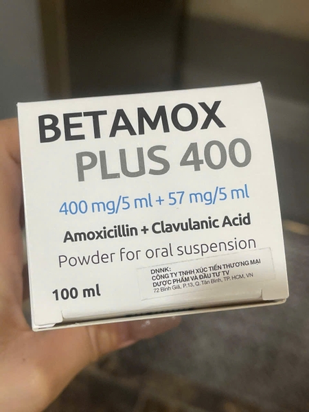 Betamox Plus 400 100ml | nhathuocyentrang