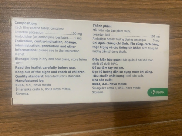 Telorssa 100mg/5mg | nhathuocyentrang