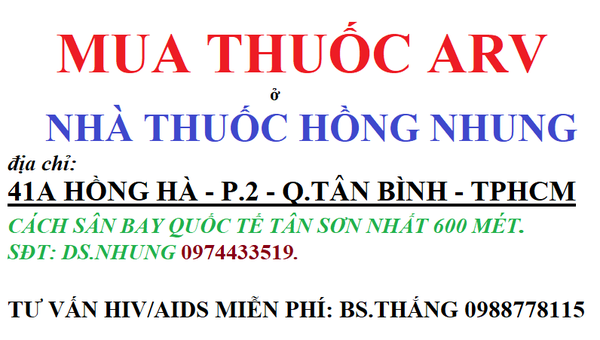 Điểm bán thuốc ARV uy tín giá rẻ ở đâu? Nhà Thuốc Hồng Nhung - HỒNG ...