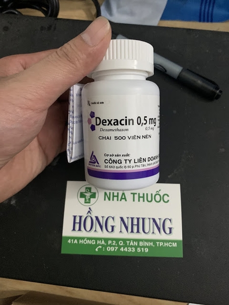Mua thuốc Dexacin 0,5mg chai 500 viên nén tốt nhất TPHCM Nhà Thuốc Hồng ...