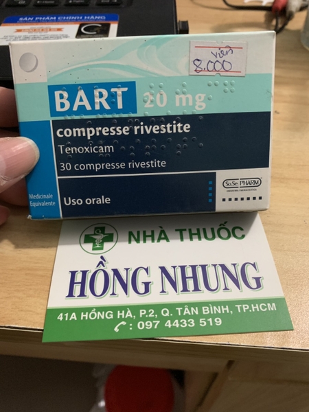 Mua thuốc BART 20mg ở đâu tốt nhất TPHCM, Hà Nội và các tỉnh thành Nhà ...