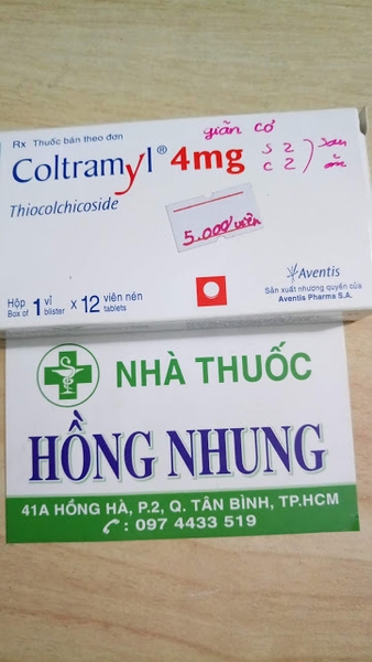 Mua thuốc giãn cơ Coltramyl 4mg tốt nhất ở TPHCM (Sài Gòn) Nhà Thuốc ...