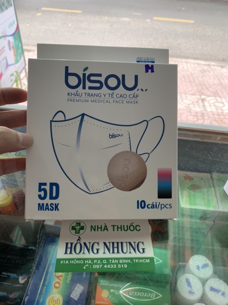Khẩu trang y tế Bisou 5D Mask giá bao nhiêu mua ở đâu? Nhà Thuốc Hồng ...
