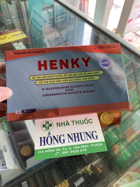 HENKY bổ khớp giá bao nhiêu, mua ở đâu tốt nhất? Nhà Thuốc Hồng Nhung ...