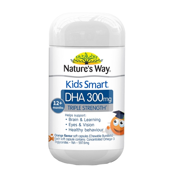 Kids Smart DHA 300mg Triple Strength 50 viên Hàng xách tay Úc