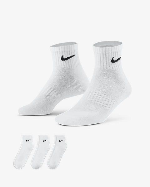 Nike Everyday Cushioned Training Ankle Socks (SX7667-100)