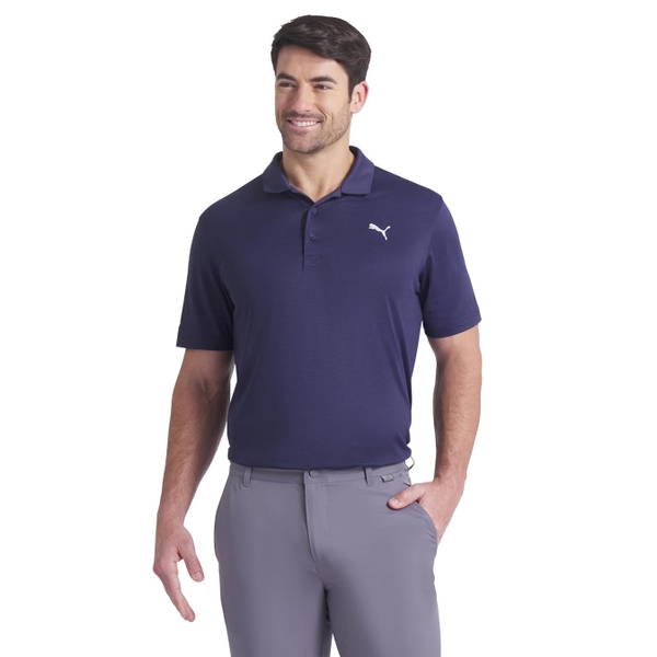 Áo Polo Puma Chính Hãng - Heather LC Polo 2.0 - Màu Xanh Navy ...