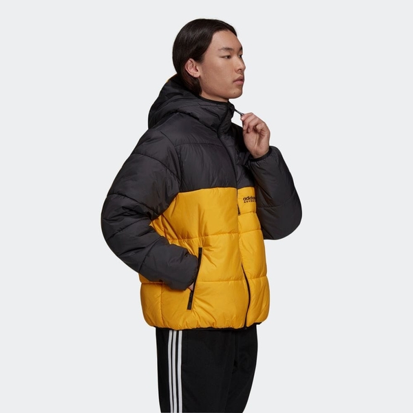 Áo Khoác Adidas Chính Hãng - ADVENTURE PUFFER 2 MẶT - Đen/Vàng ...