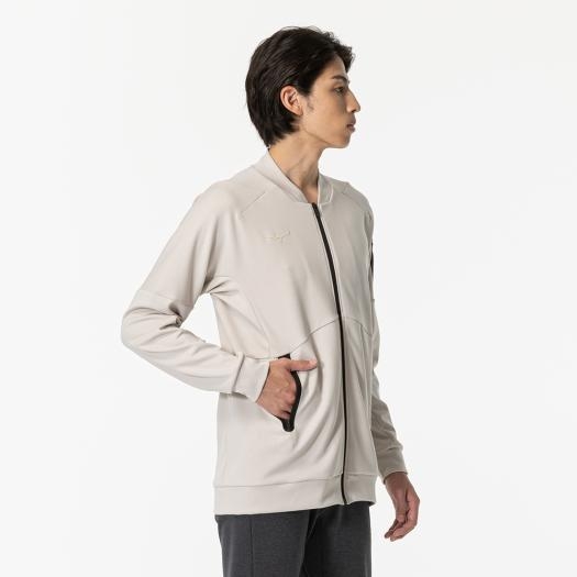 Áo Khoác Mizuno Chính Hãng - Soft Stretch Oat Milk Heather - Màu Kem ...