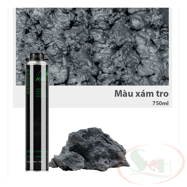 Bình xịt foam Mius tạo bố cục background bể bán cạn - Shrimp Home