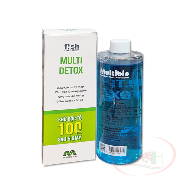 Khử Độc Nước Multi Detox Xử Lý Nước Máy, Khử Clo Giảm Stress Cá Tép