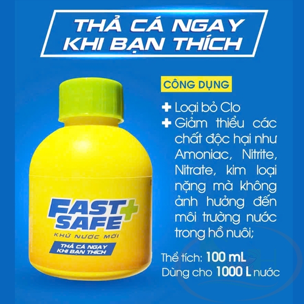 Khử nước mới Extrabio Fast Safe xử lý độc thả cá an toàn - Shrimp Home