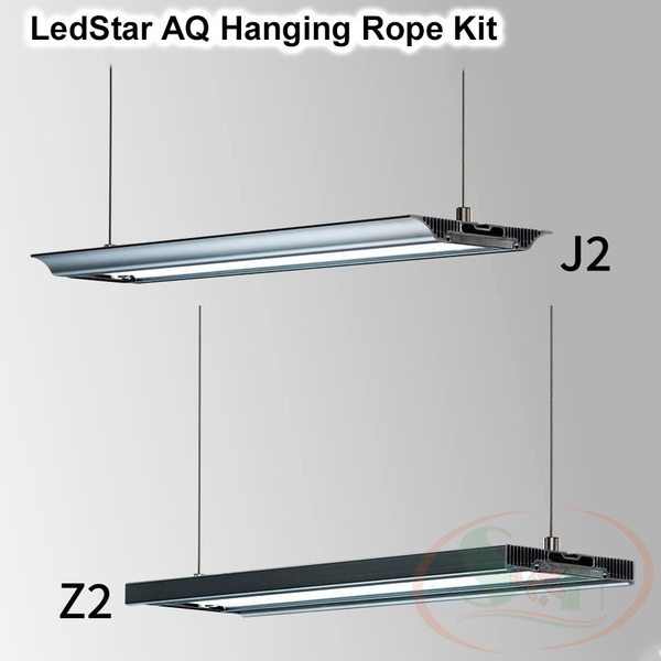 Kit treo đèn LedStar AQ Z, J, X series hanging rope kit - Shrimp Home