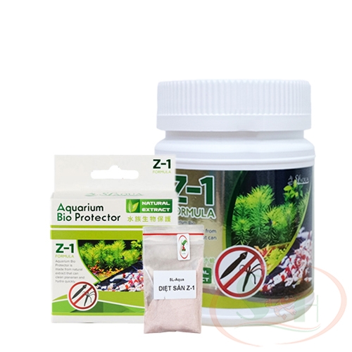 Diệt Sán SL-Aqua Z-1 Bio Protector Z1 Loại Bỏ Thủy Tức, Giun Trắng