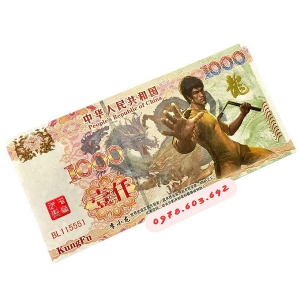Tiền Lưu Niệm 1000 Kung Fu Lý Tiểu Long