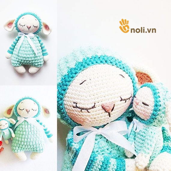 Set len Cừu hạt bắp | NoLi Handmade Shop
