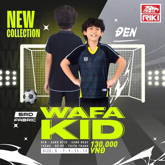 Quần áo bóng đá trẻ em Riki Wafa