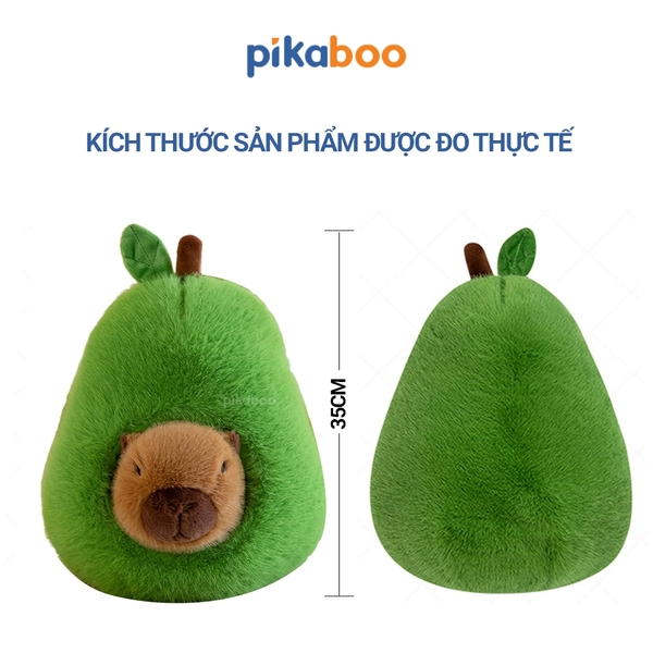 Gấu bông Capybara bơ Pikaboo | Pikaboo Kid Toy Mega Mall