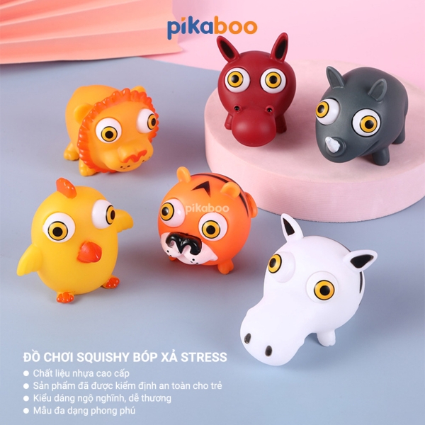 Đồ chơi xả Stress Squishy nắn bóp đàn hồi giảm căng thẳng Pikaboo ...