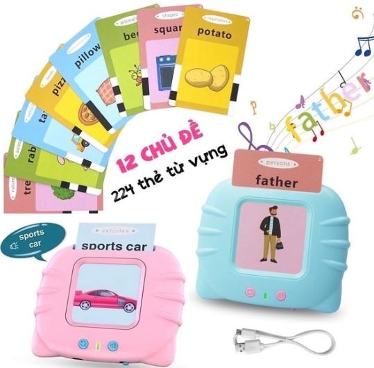 Máy đọc Flashcard Song Ngữ Anh Việt – thienduongtretho.com