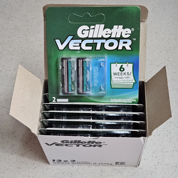 LƯỞI CAU RÂU Gillette VECTOR - PHỤ KIỆN TÓC - NAILS BÉ 6