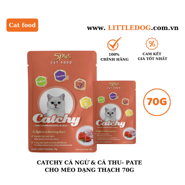 Pate Mèo Catchy Dạng Thạch gói/70g