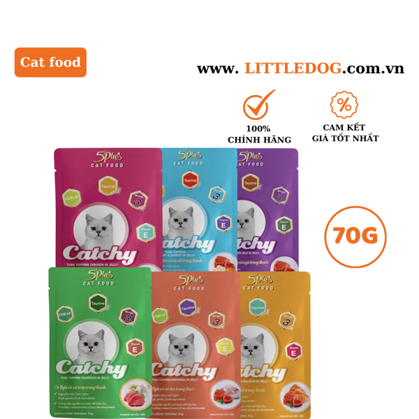 Pate Mèo Catchy Dạng Thạch gói/70g